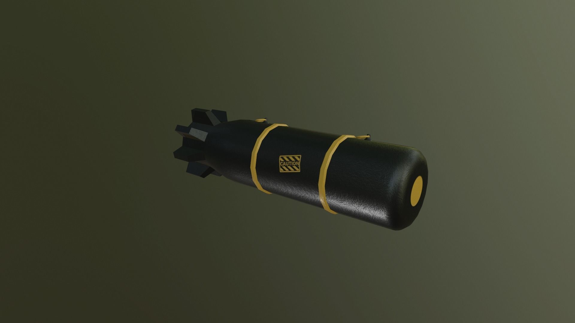 Bomb Military 3D Model VR / AR ready | CGTrader