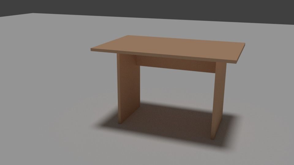 table painting 3D model | CGTrader