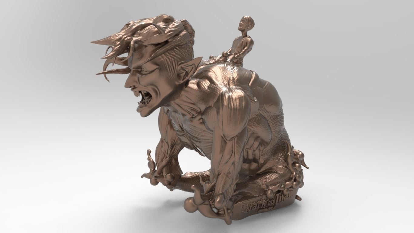 attack on titan 3D model 3D printable | CGTrader