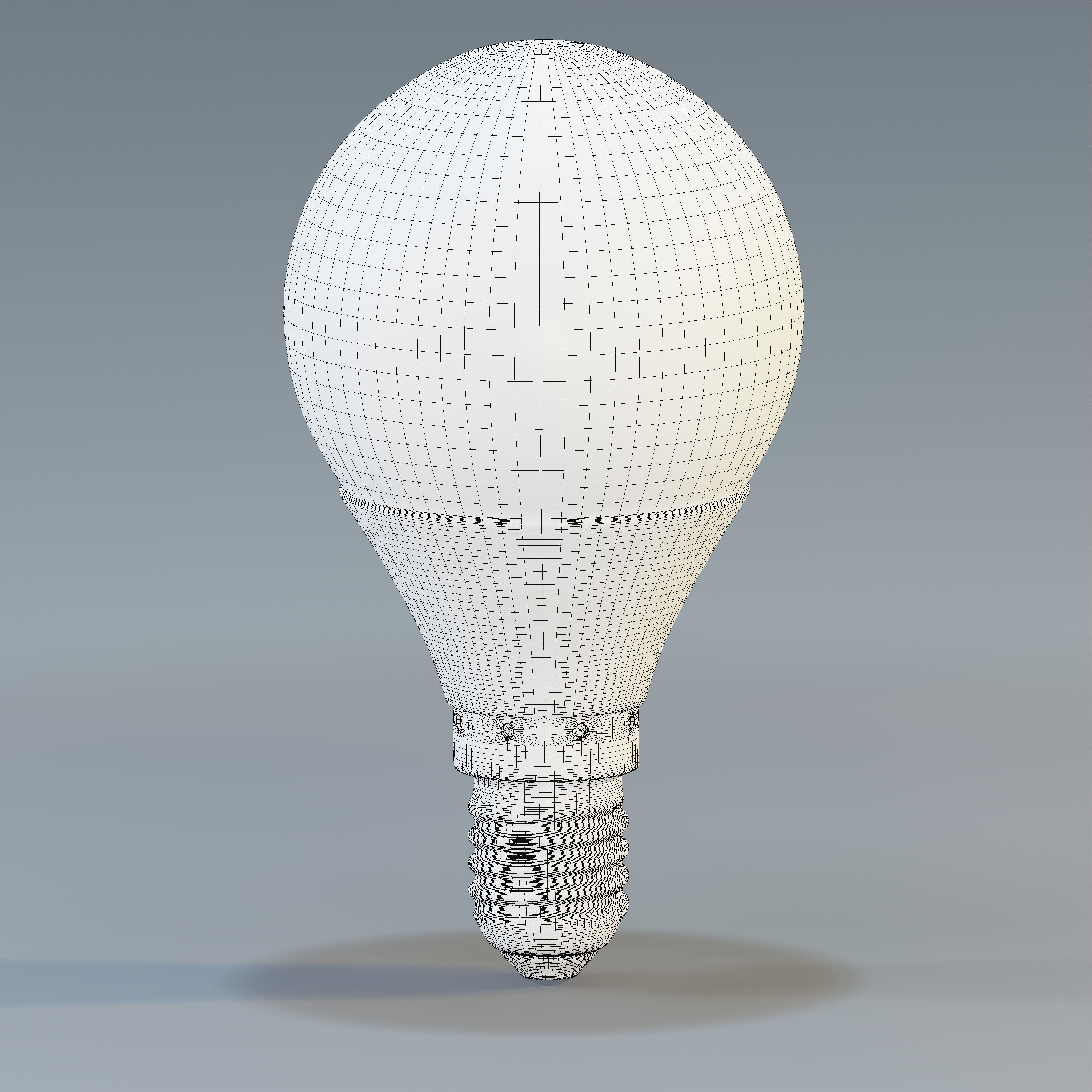 3D model LED pear shape light bulb VR / AR / low-poly | CGTrader