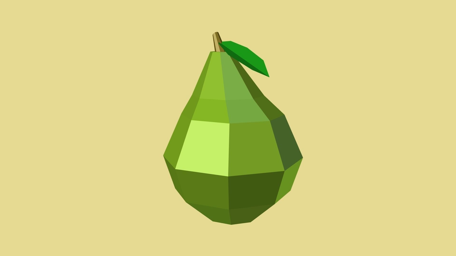 3D model Low Poly Pear VR / AR / low-poly | CGTrader
