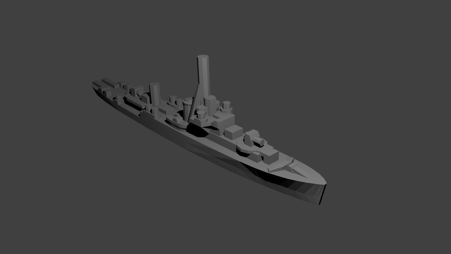 British River Class Frigate Warship 3D model 3D printable | CGTrader