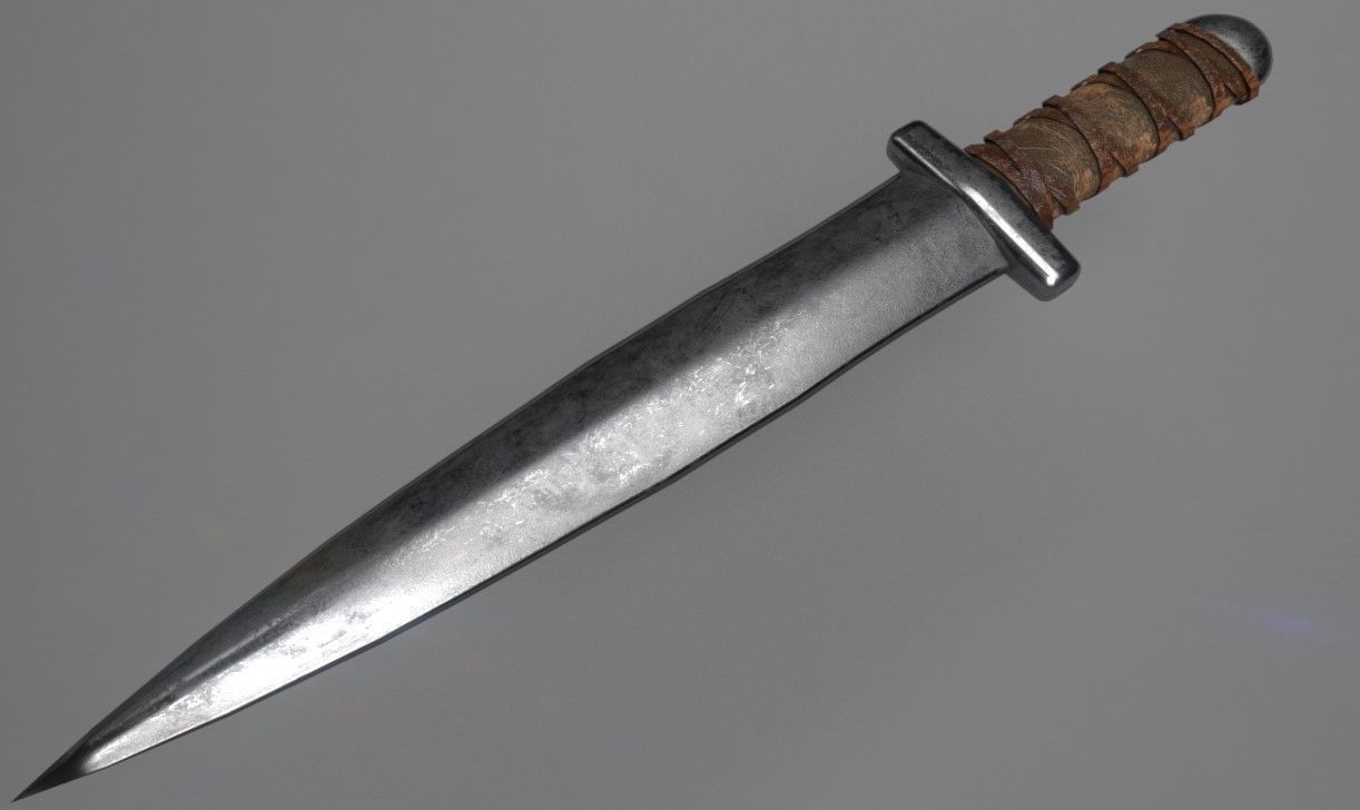 3D model Dirk Dagger VR / AR / low-poly | CGTrader