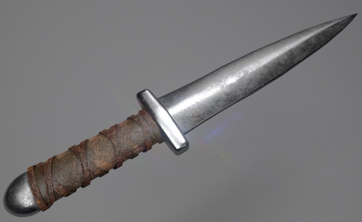 3D model Dirk Dagger VR / AR / low-poly | CGTrader