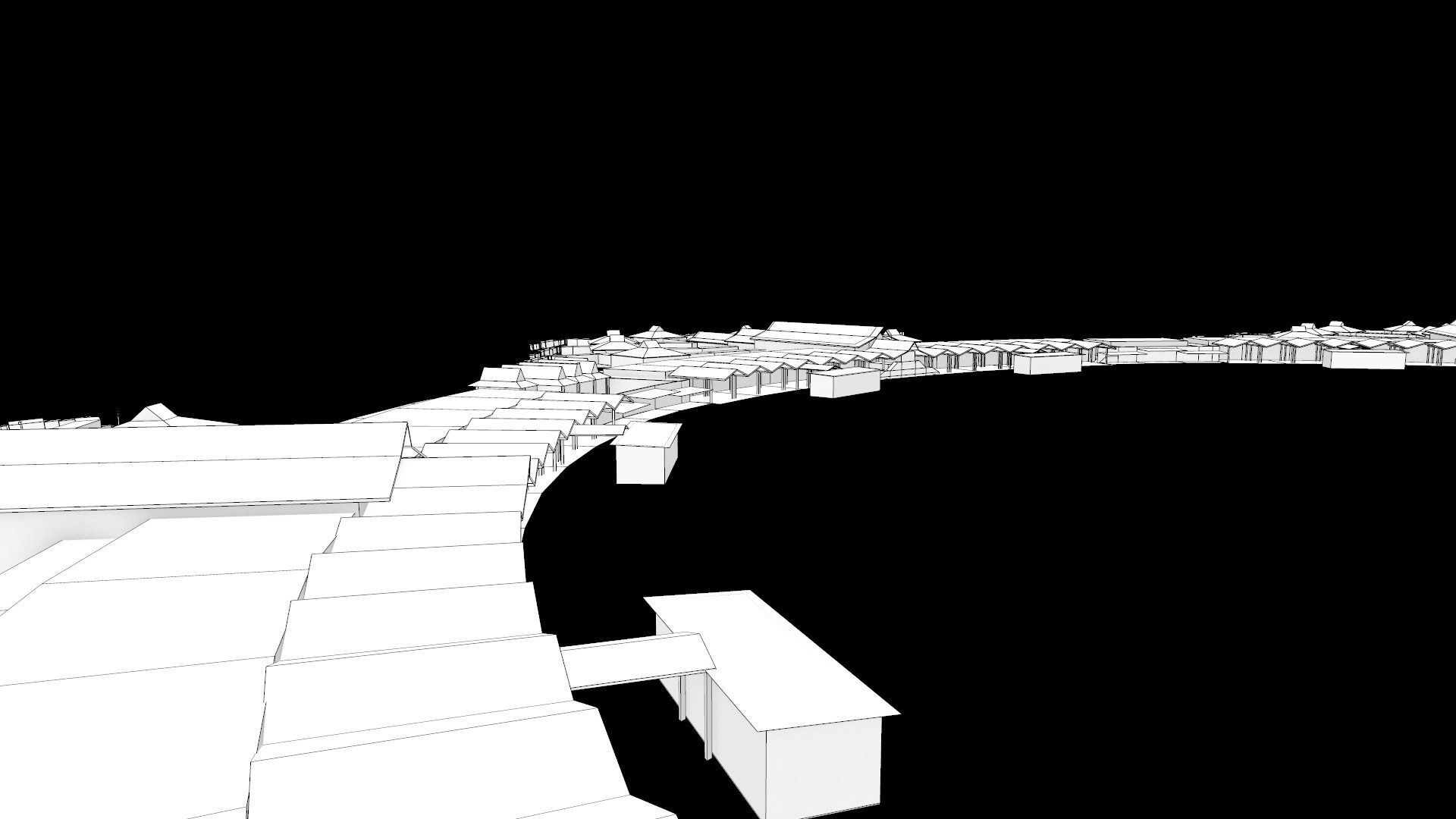 3D model airport internasional sukarto hatta indonesian country VR / AR ...