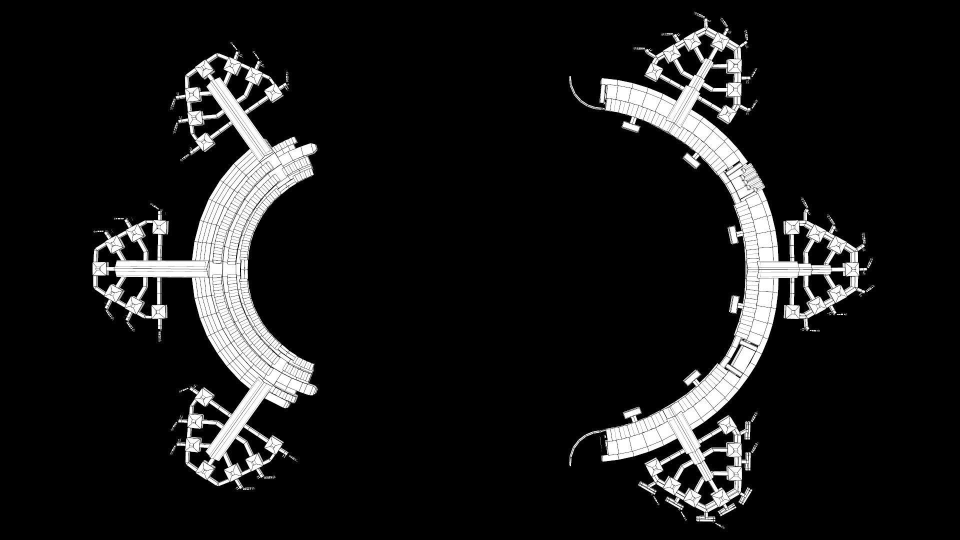3D model airport internasional sukarto hatta indonesian country VR / AR ...