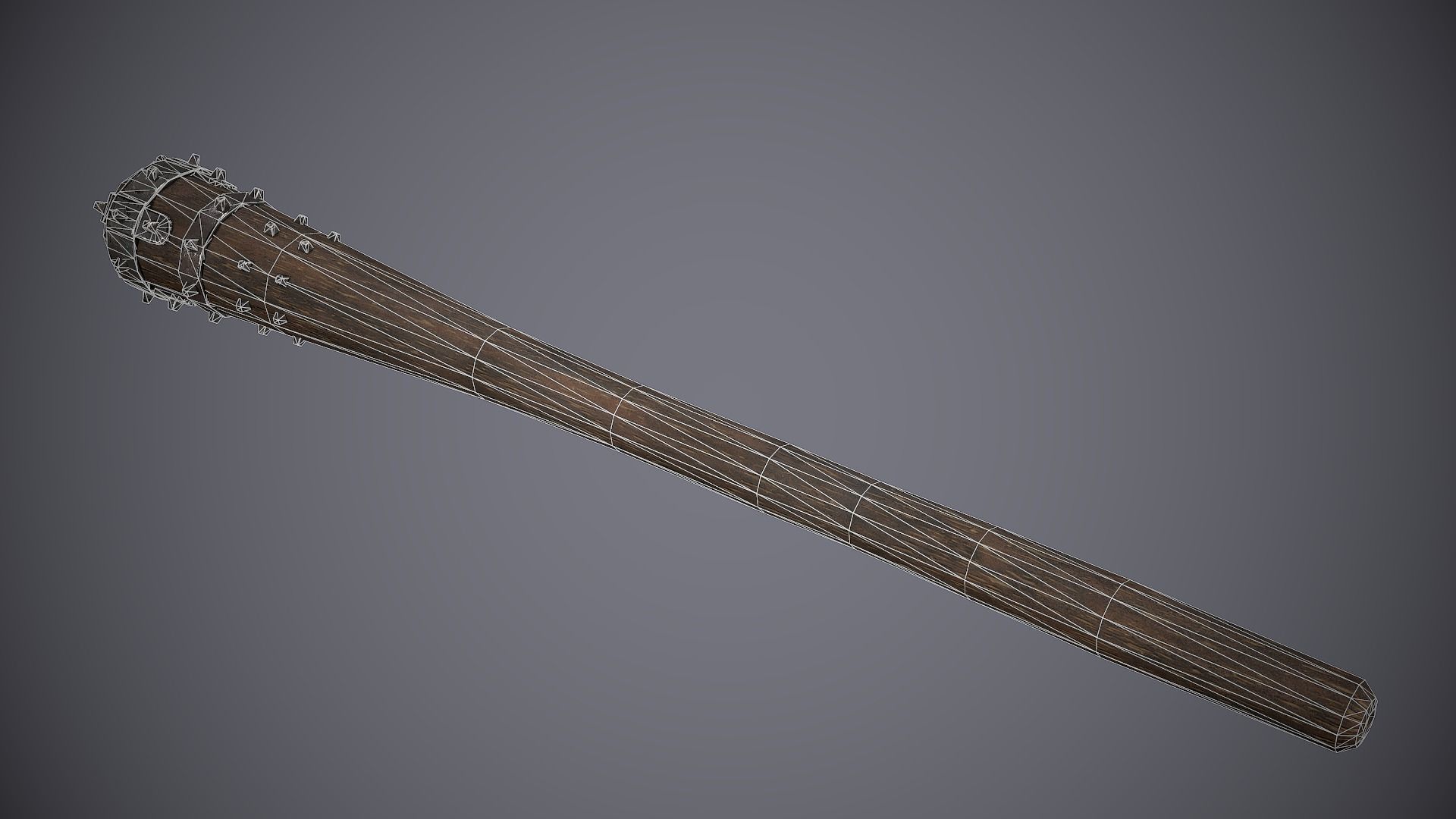 3D model Spiked Club VR / AR / low-poly | CGTrader