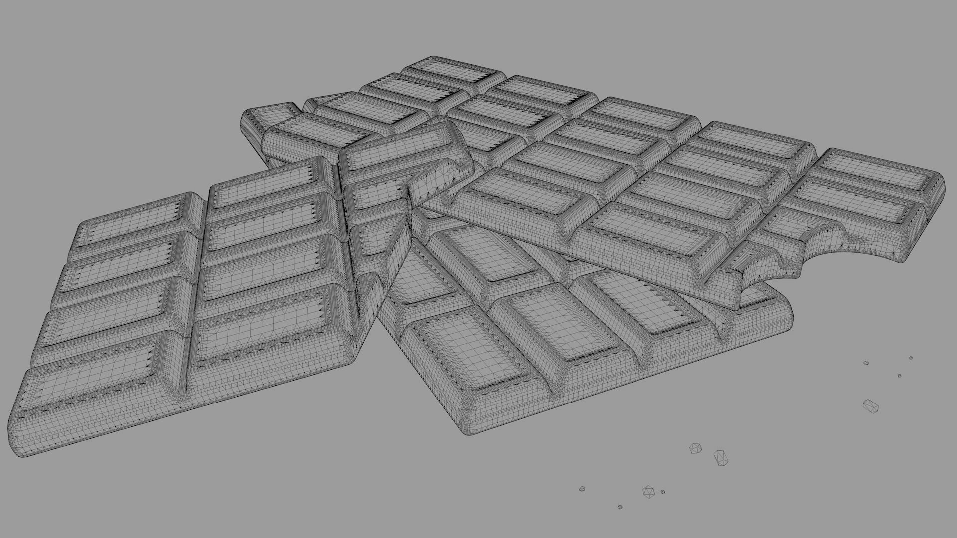 Chocolate bars 3D model | CGTrader