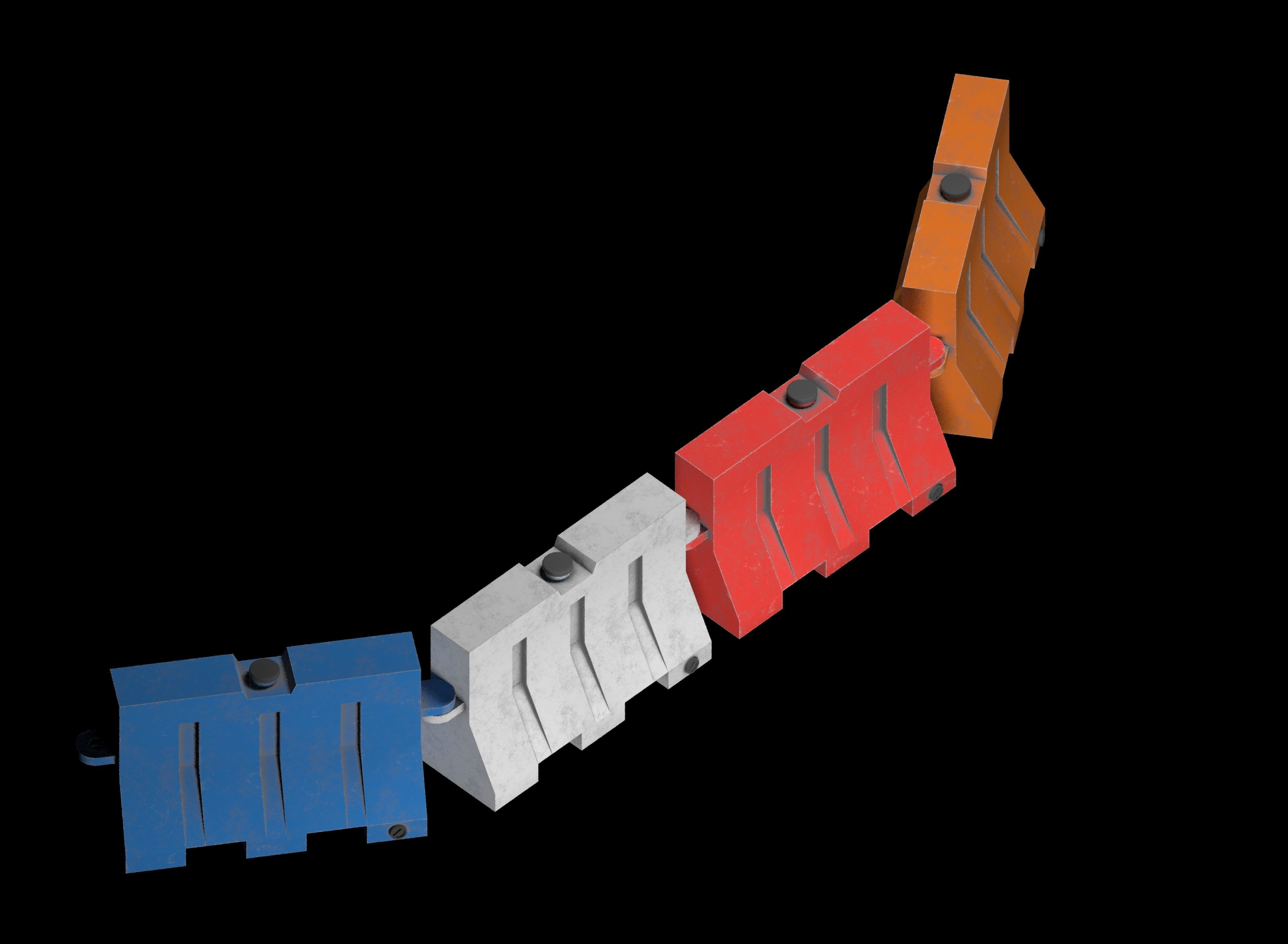 roadblock barricade 3D Model Collection | CGTrader