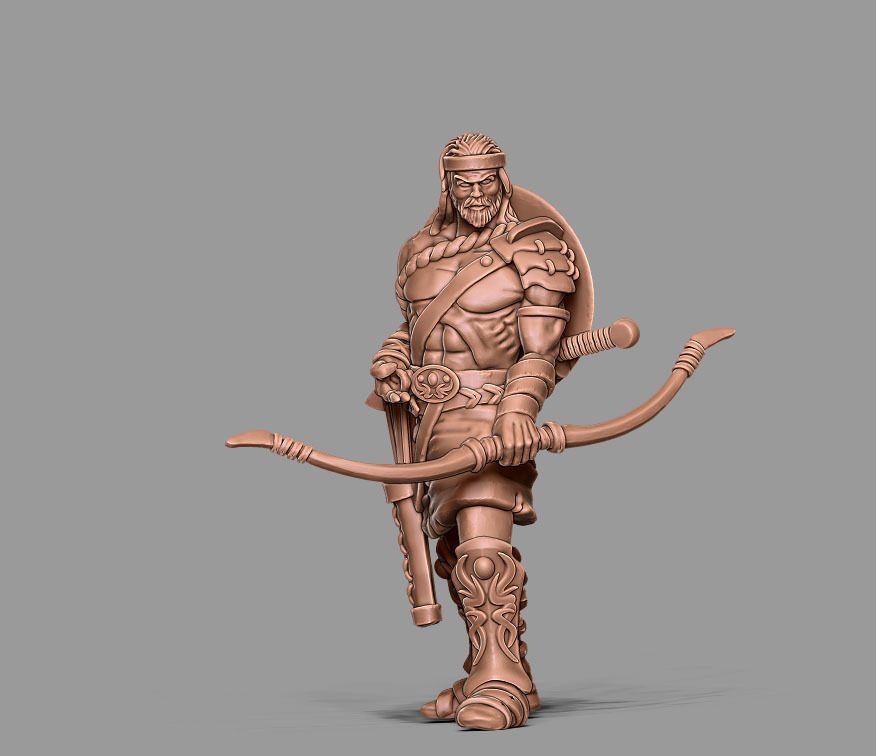 Greek bundle - 6 miniatures 35mm scale 3D model 3D printable | CGTrader