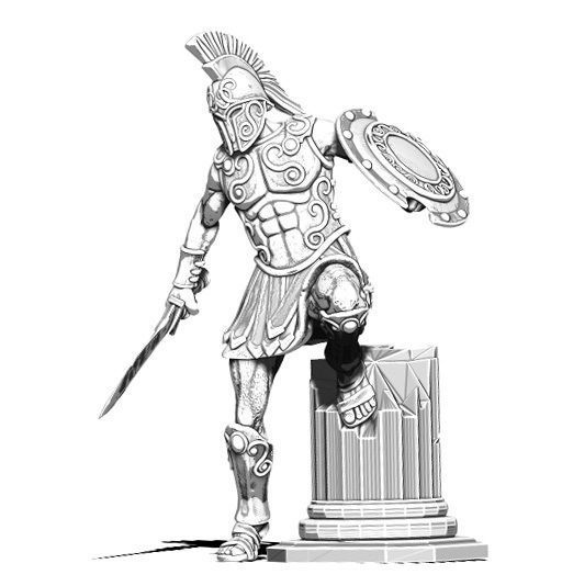 Greek bundle - 6 miniatures 35mm scale 3D model 3D printable | CGTrader