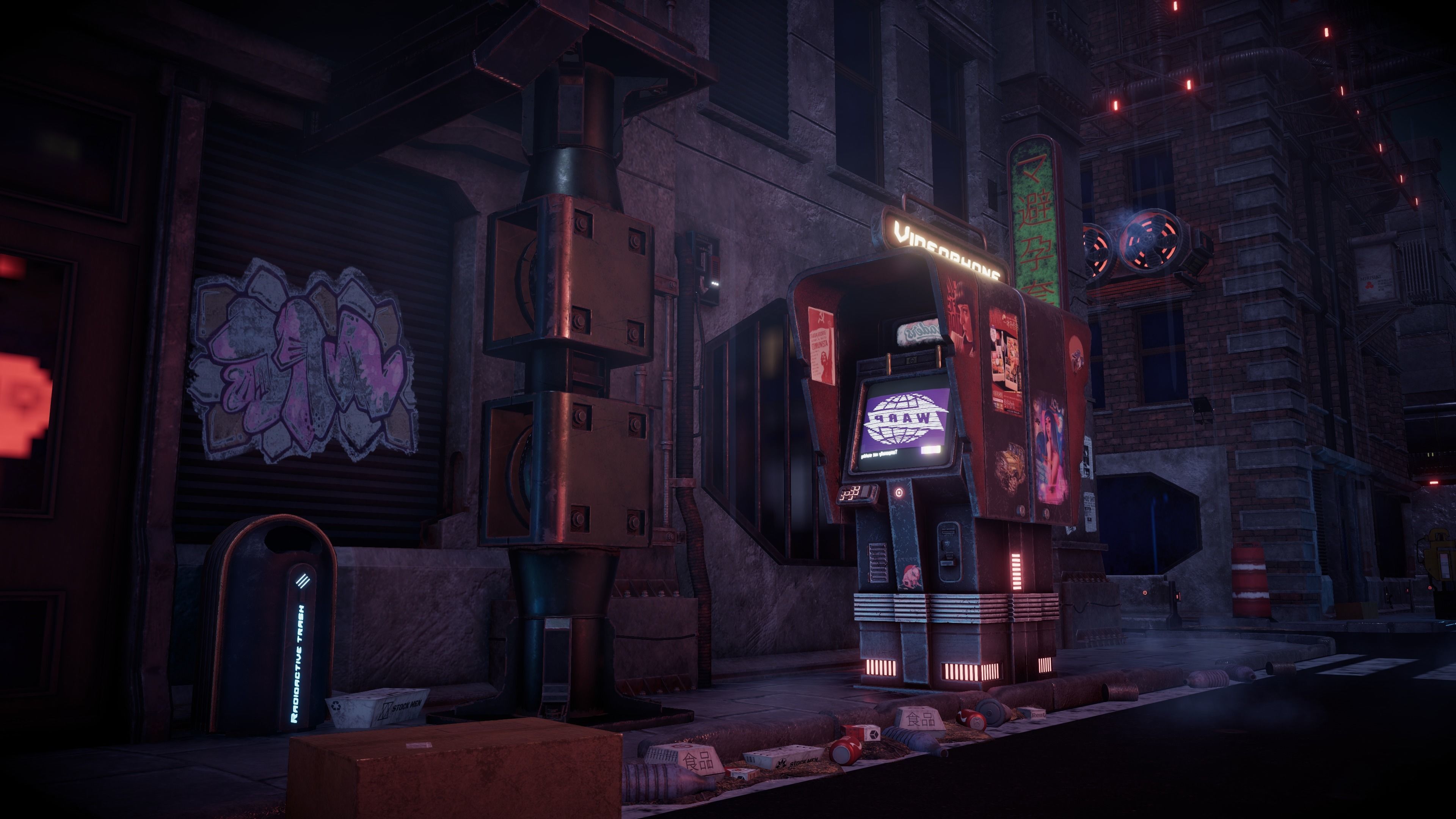 3D model Cyberpunk City Modular Kit Kitbash VR / AR / low-poly animated ...