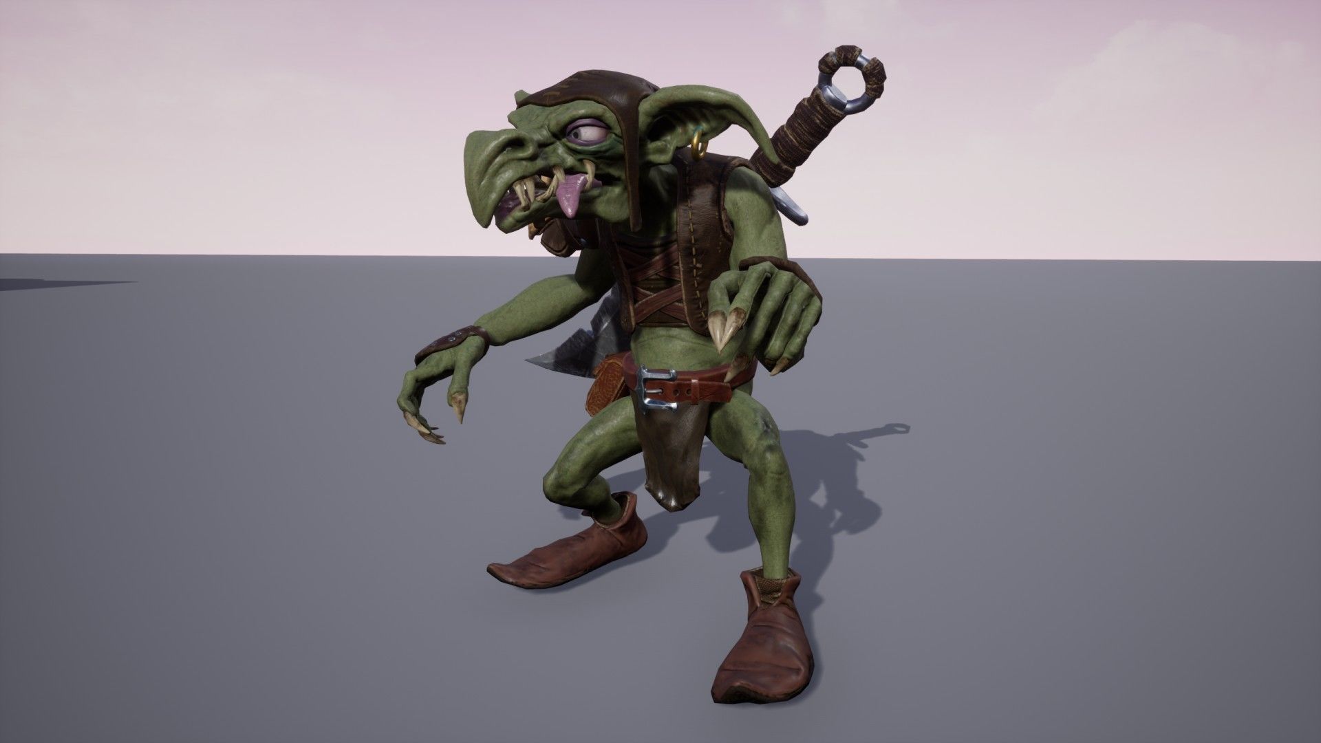 3D model Goblins Light Armored VR / AR / low-poly rigged animated ...