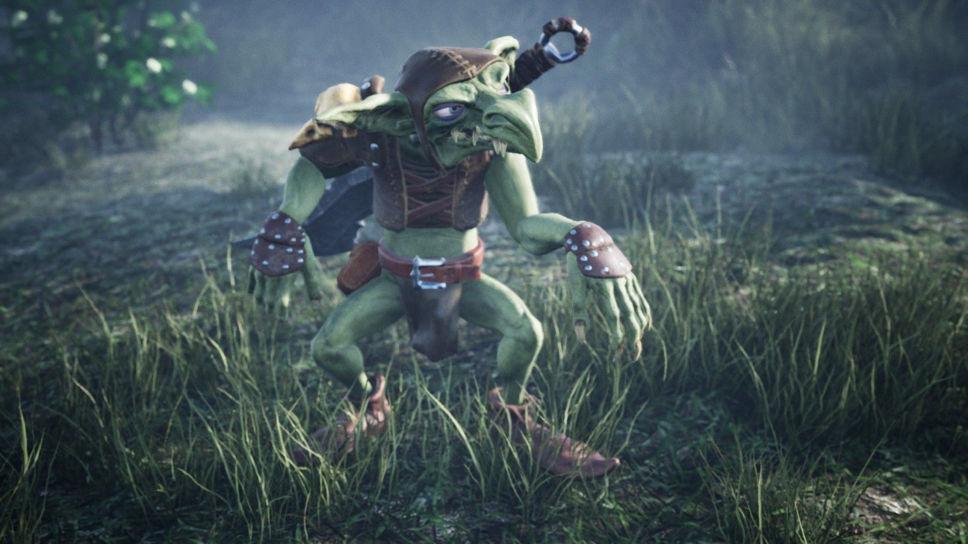 3D model Goblins Light Armored VR / AR / low-poly rigged animated ...