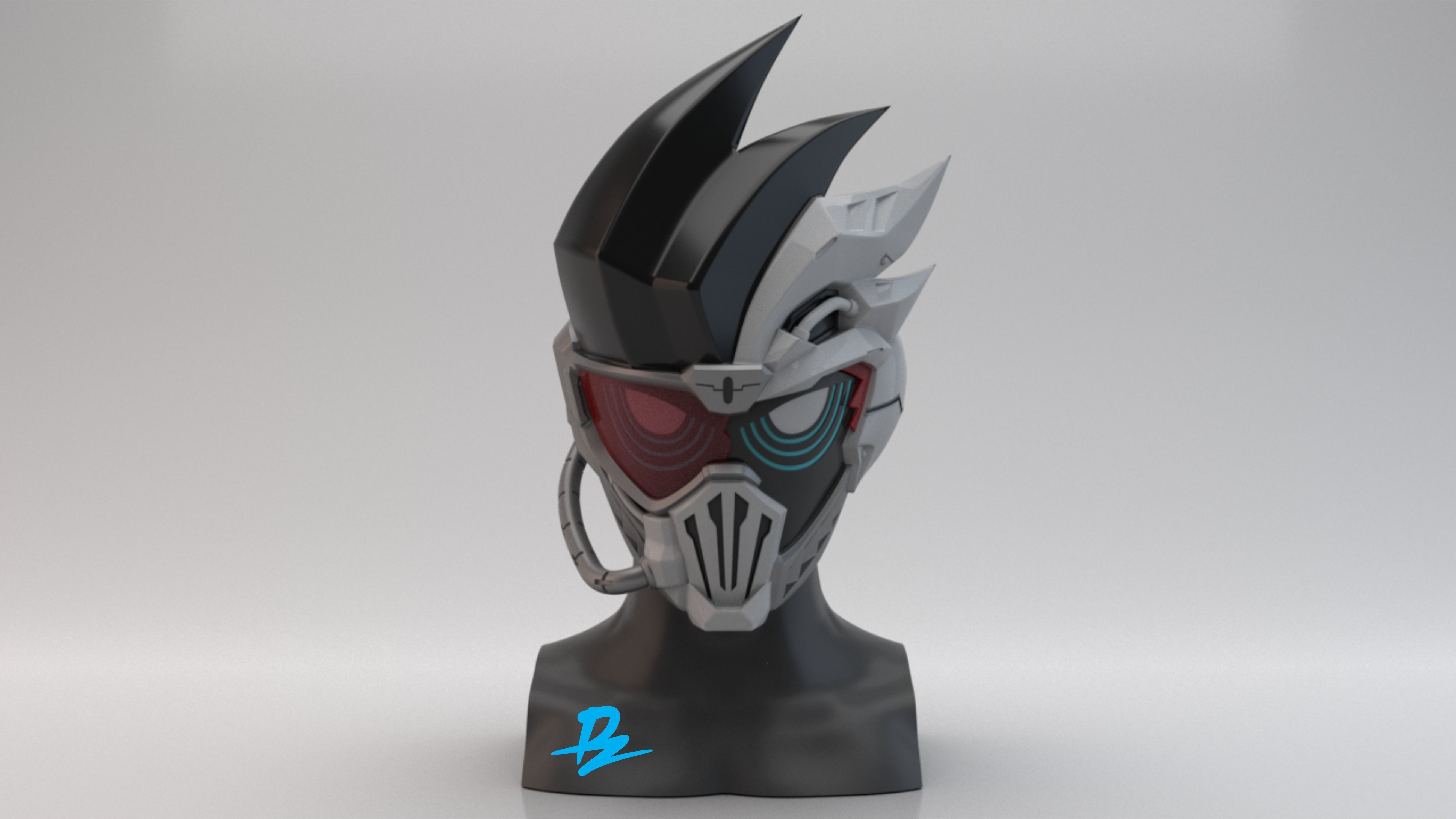 Kamen Rider Genm Dangerious Zombie 3D model 3D printable | CGTrader
