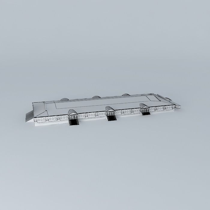 Samara Regional Market free 3D model | CGTrader