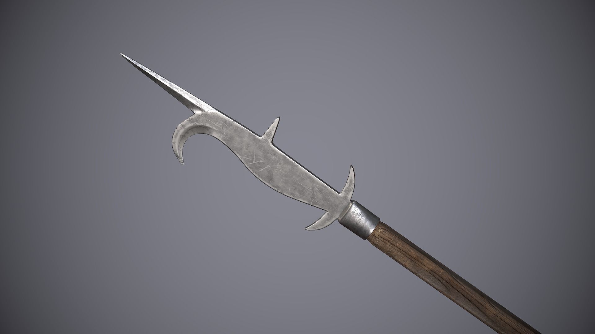Medieval Polearm Bill 3D asset | CGTrader