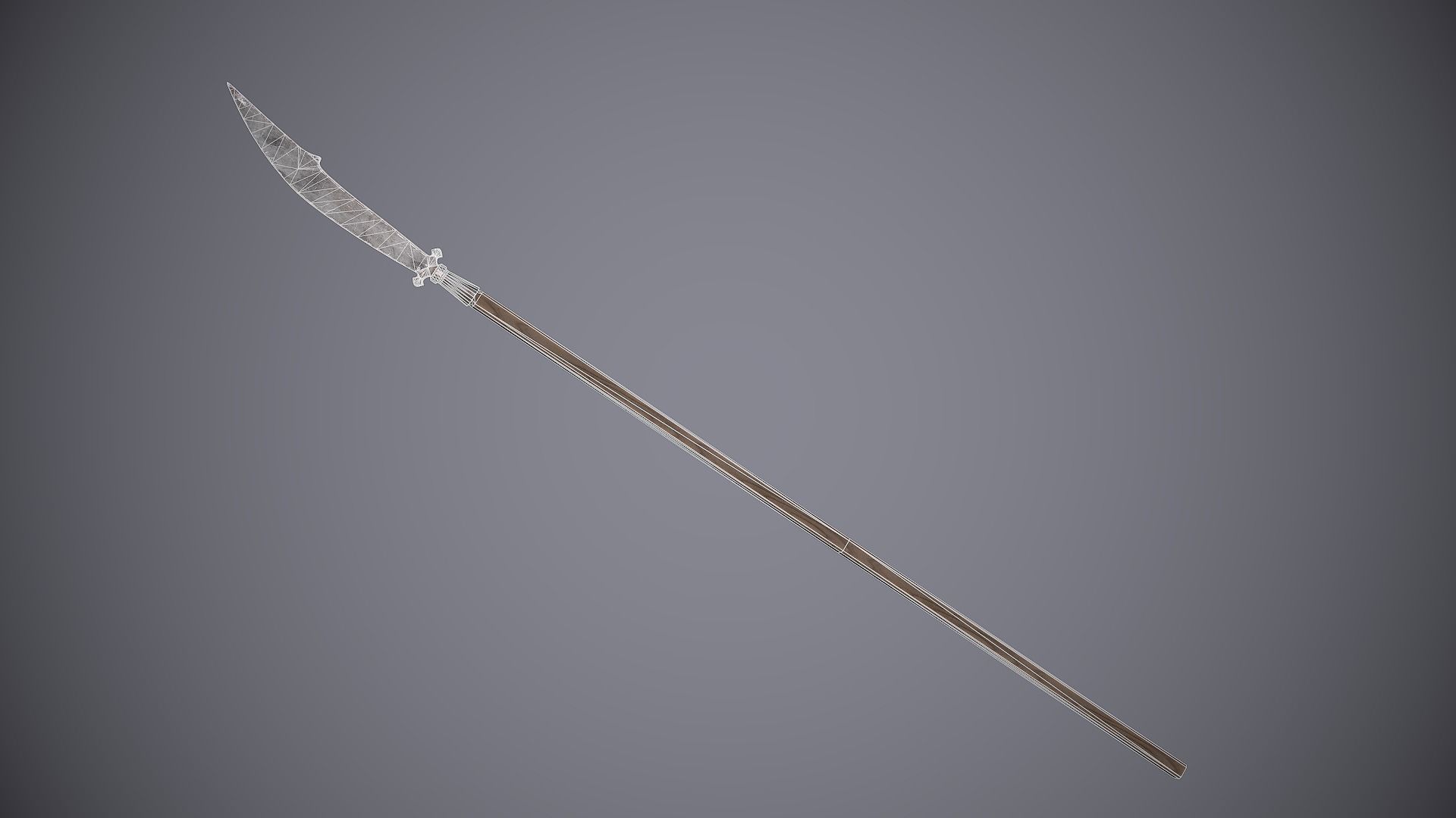 3D model Medieval Glave VR / AR / low-poly | CGTrader