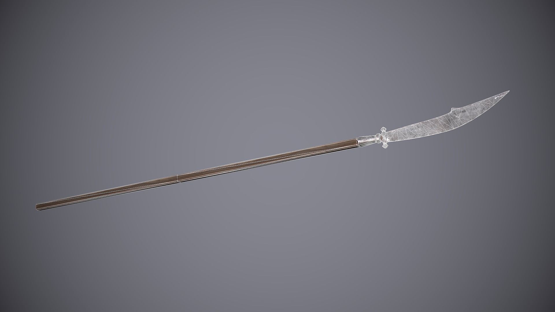 3D model Medieval Glave VR / AR / low-poly | CGTrader