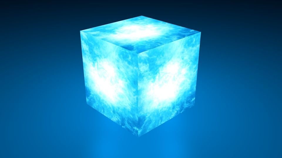 3D model Tesseract from Marvel Cinematic Universe VR / AR / low-poly ...