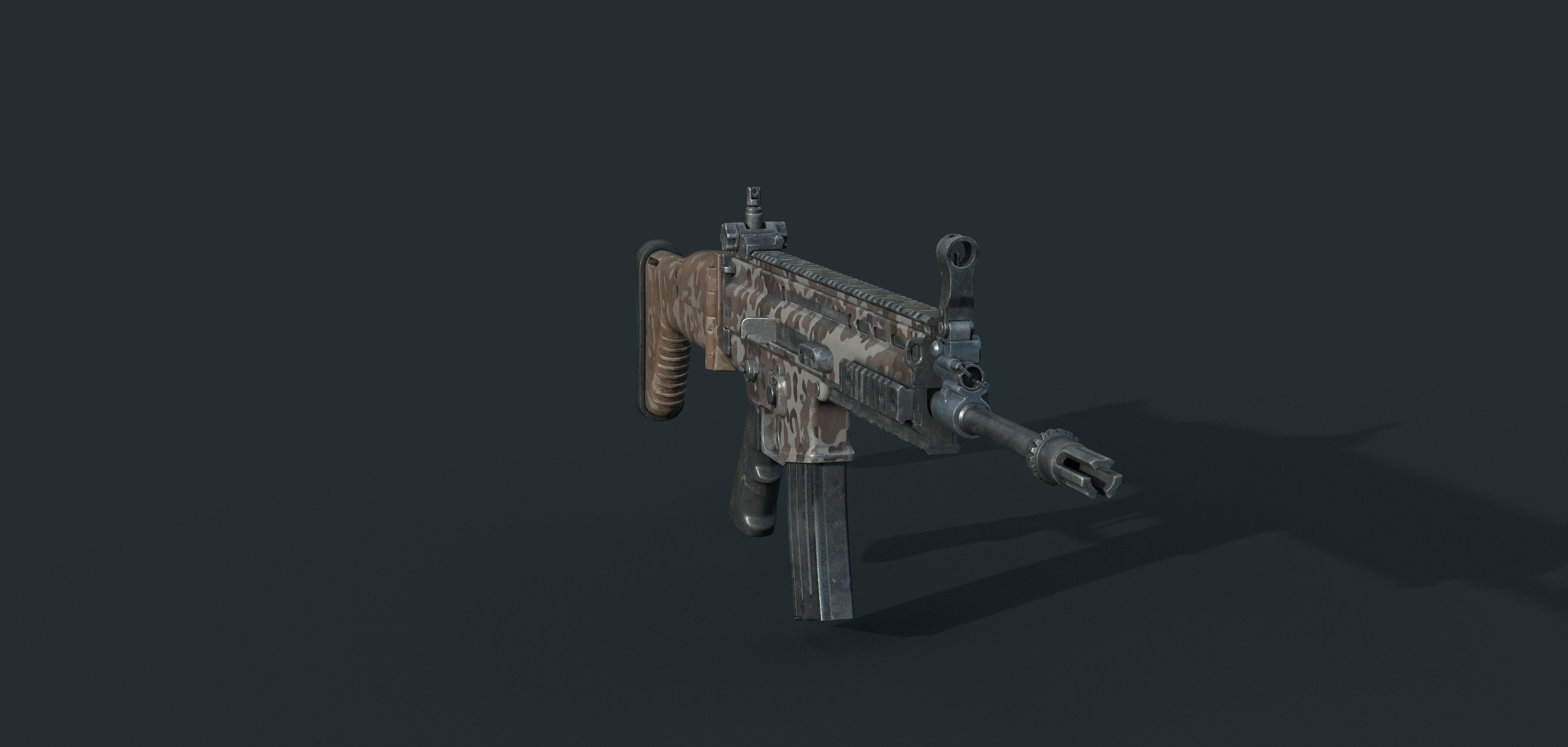 3D model Scar L Camo VR / AR / low-poly | CGTrader