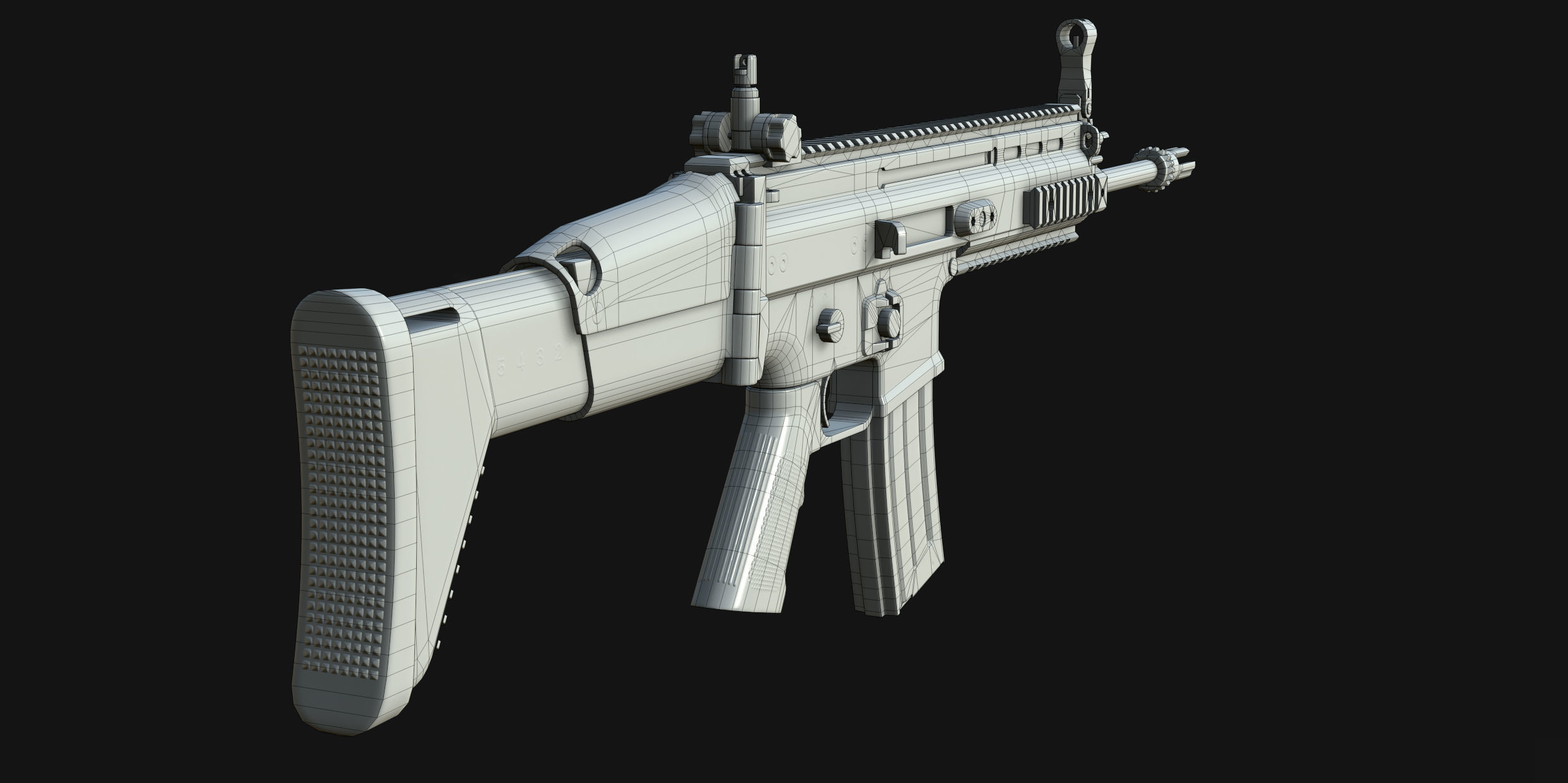 3D model Scar L Camo VR / AR / low-poly | CGTrader