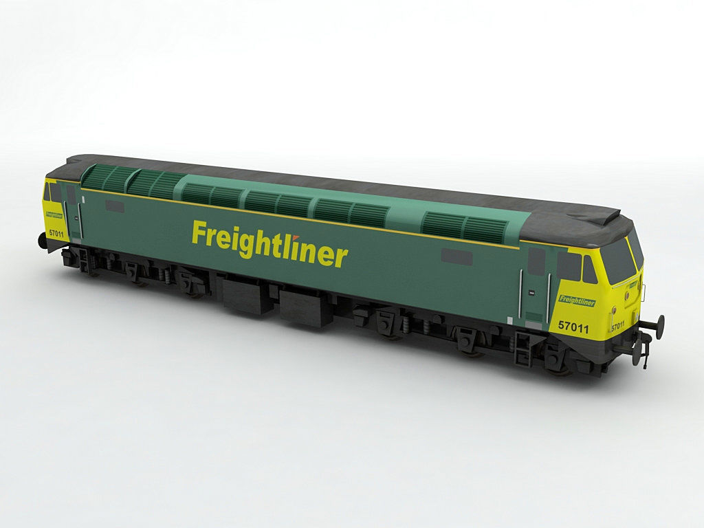 3D model Class 57 Locomotive Freightliner VR / AR / low-poly | CGTrader
