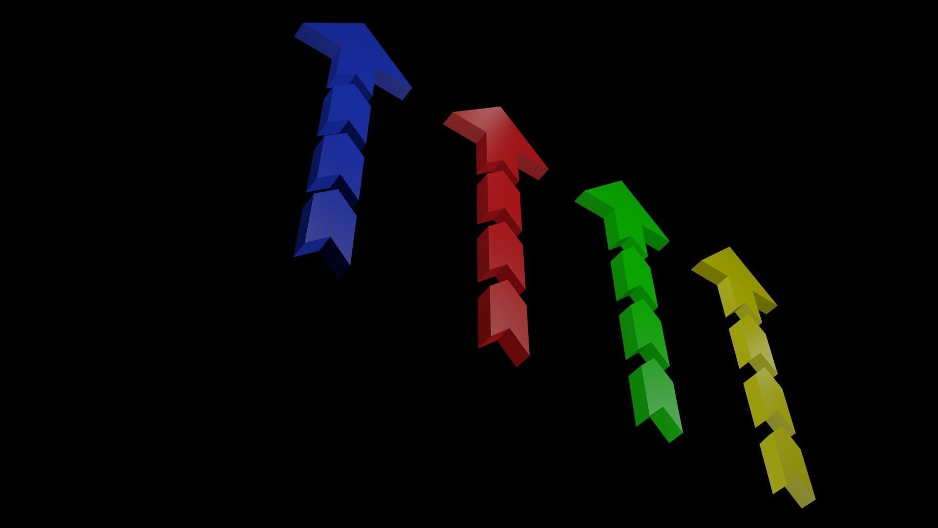 3D model Low poly arrow 26 VR / AR / low-poly | CGTrader