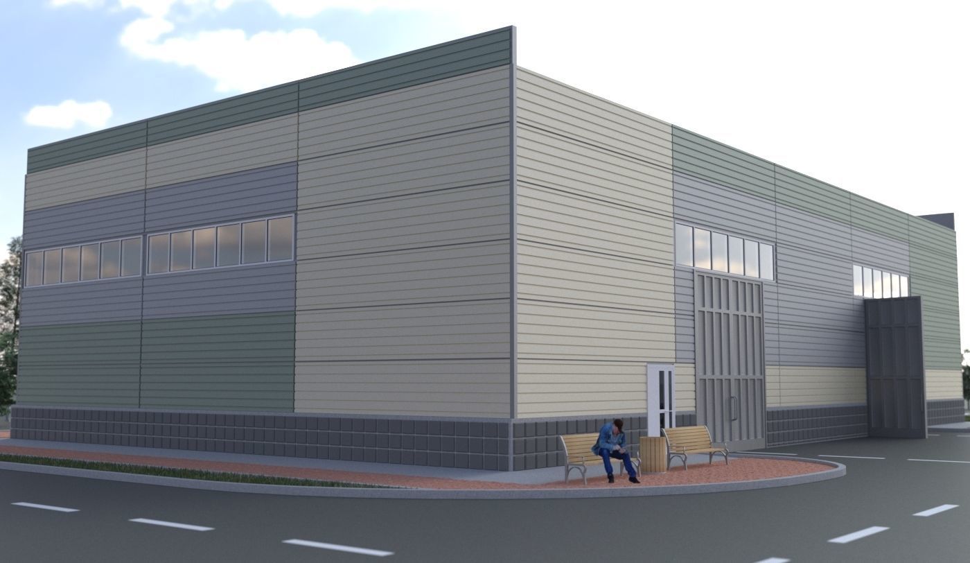 Storage house 3D model | CGTrader