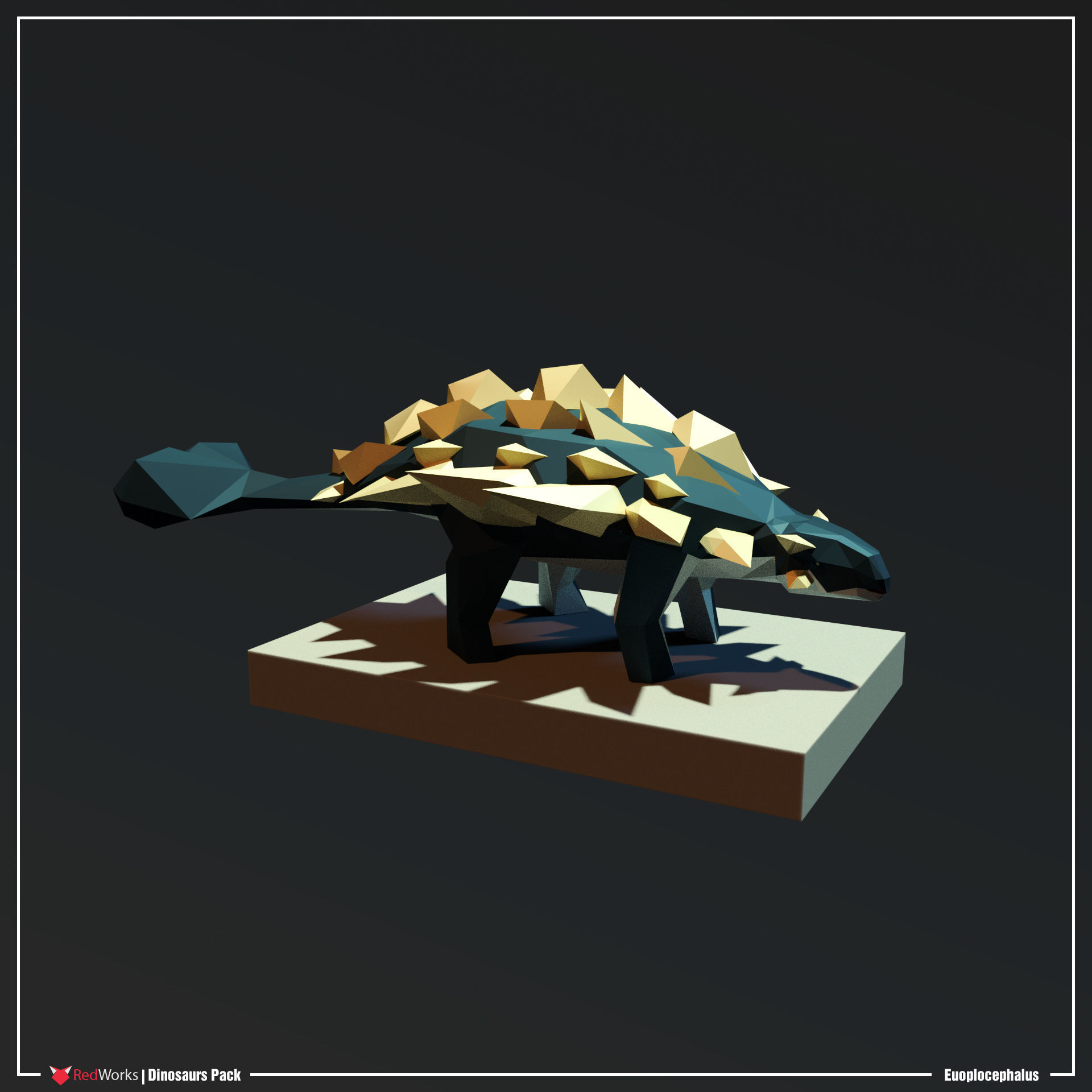 3D model Low Poly Dinosaurs Pack VR / AR / low-poly | CGTrader