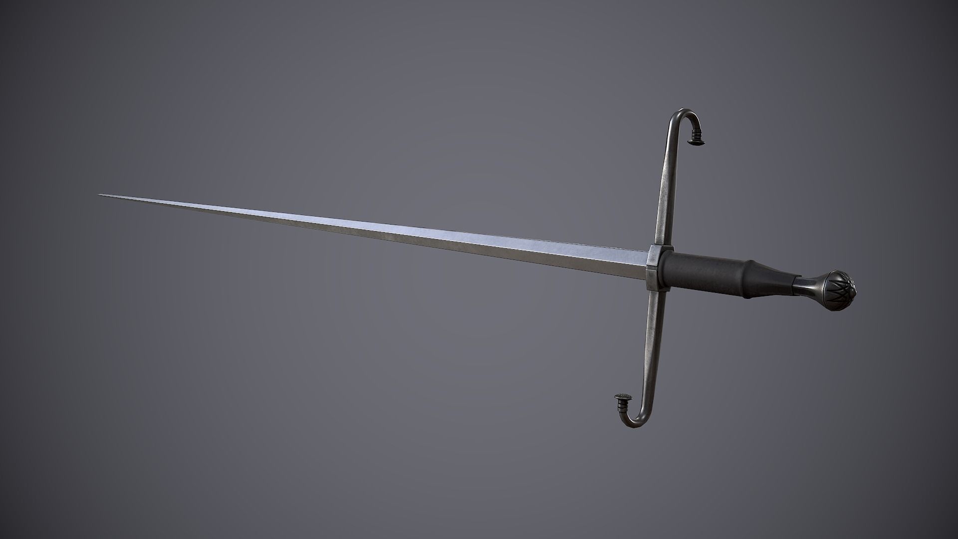 3D model Estoc sword VR / AR / low-poly | CGTrader