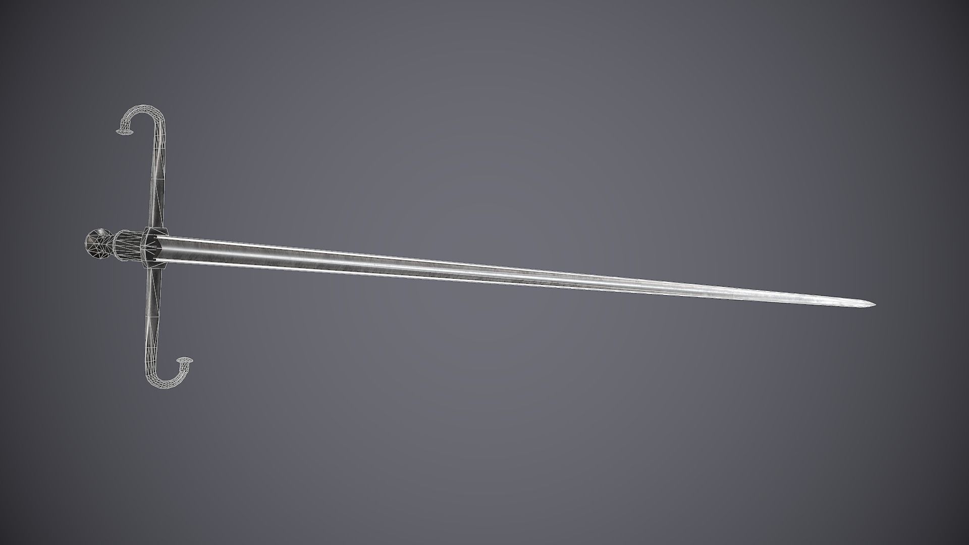 3D model Estoc sword VR / AR / low-poly | CGTrader