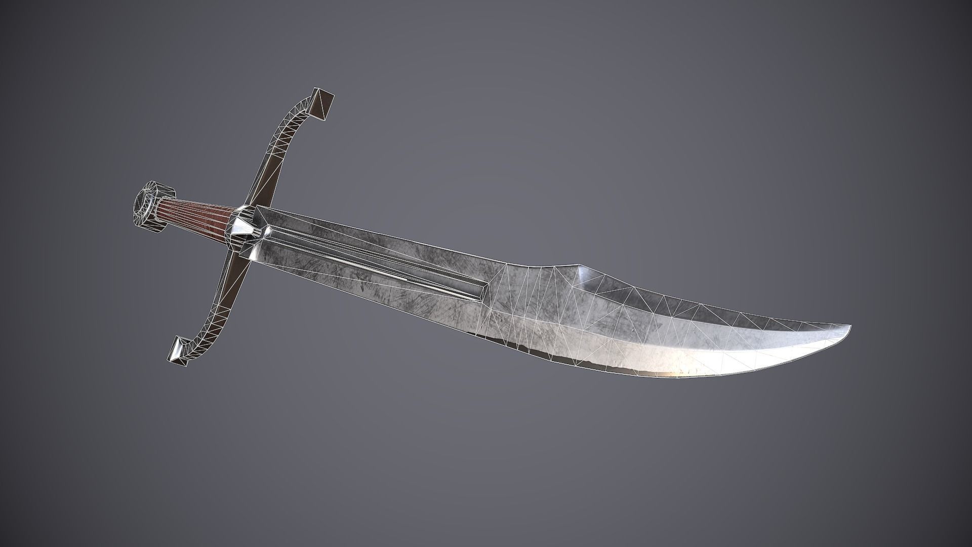 3D model Falchion VR / AR / low-poly | CGTrader