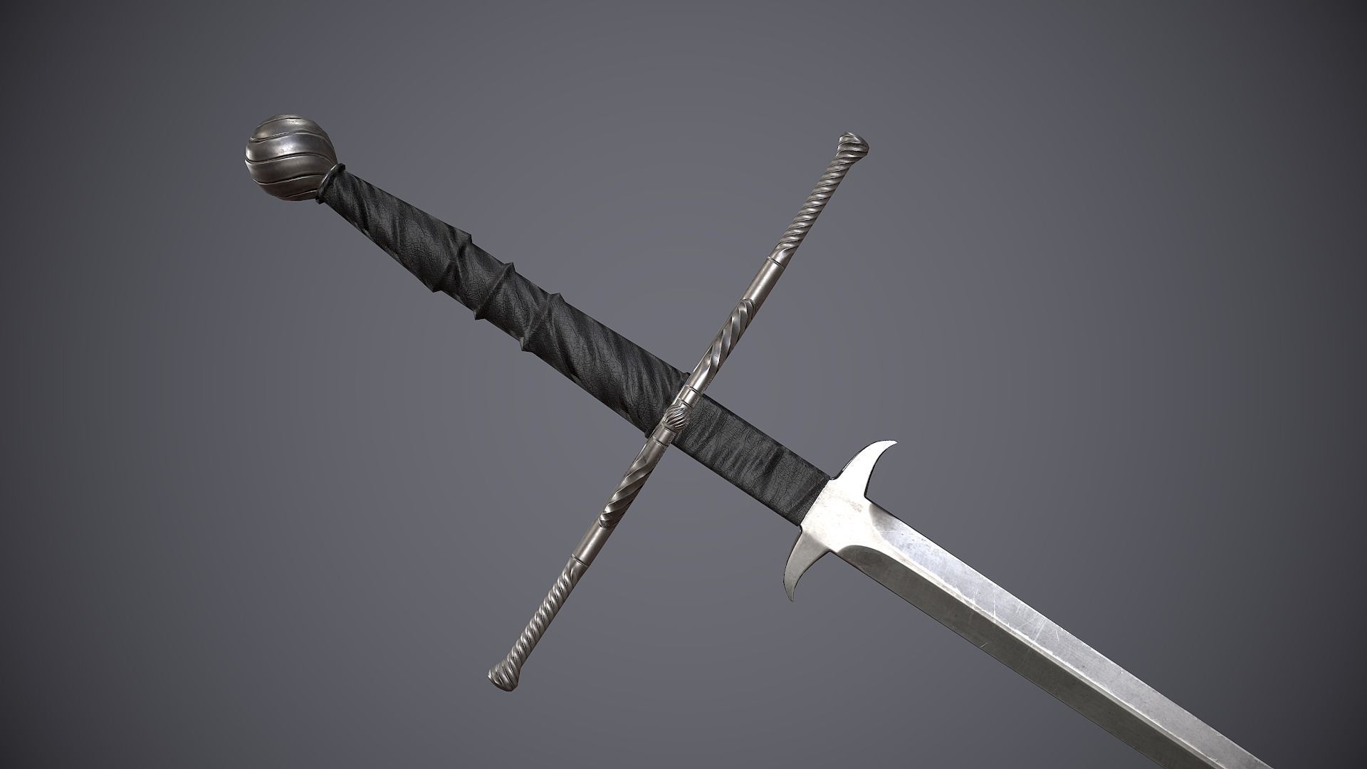 3D model Zweihander sword VR / AR / low-poly | CGTrader