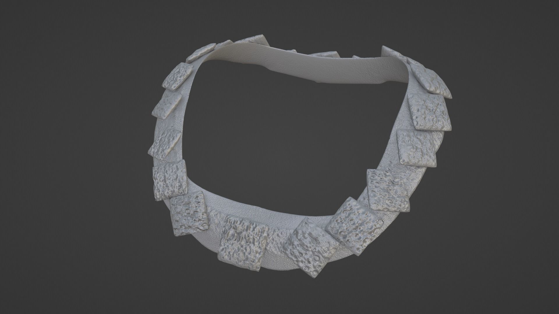3D model Ancient southeast asia style necklace VR / AR / low-poly ...