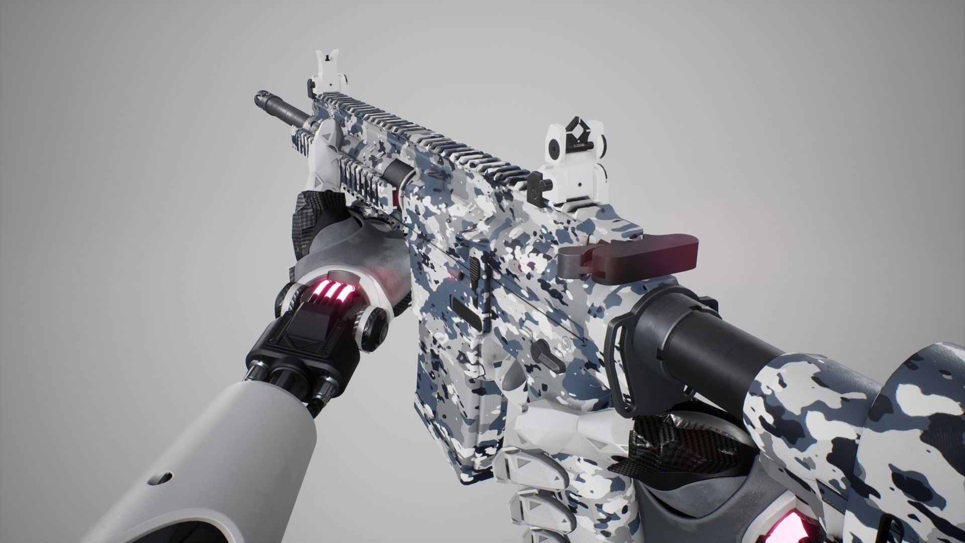 3D model HK417 - MR762 - Animated FPS Weapon for Unreal Engine VR / AR ...