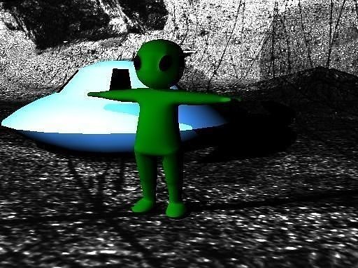 Alien girl Rigged 3D model 3D model rigged | CGTrader