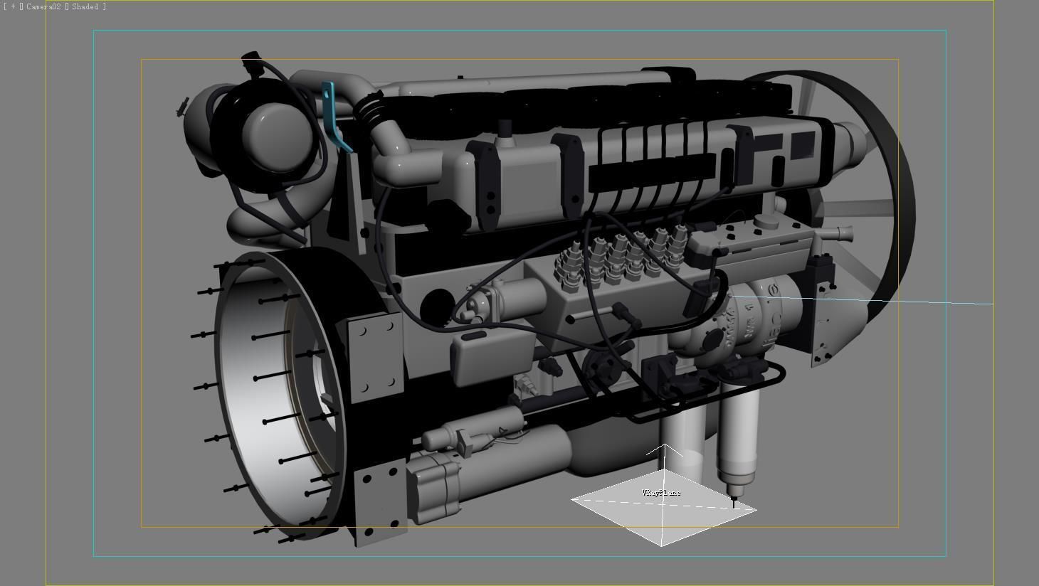 Car engine motor machine machinery apparatus 3D model | CGTrader