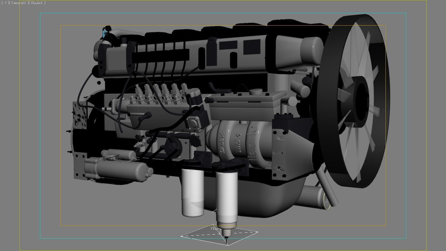 Car engine motor machine machinery apparatus 3D model | CGTrader