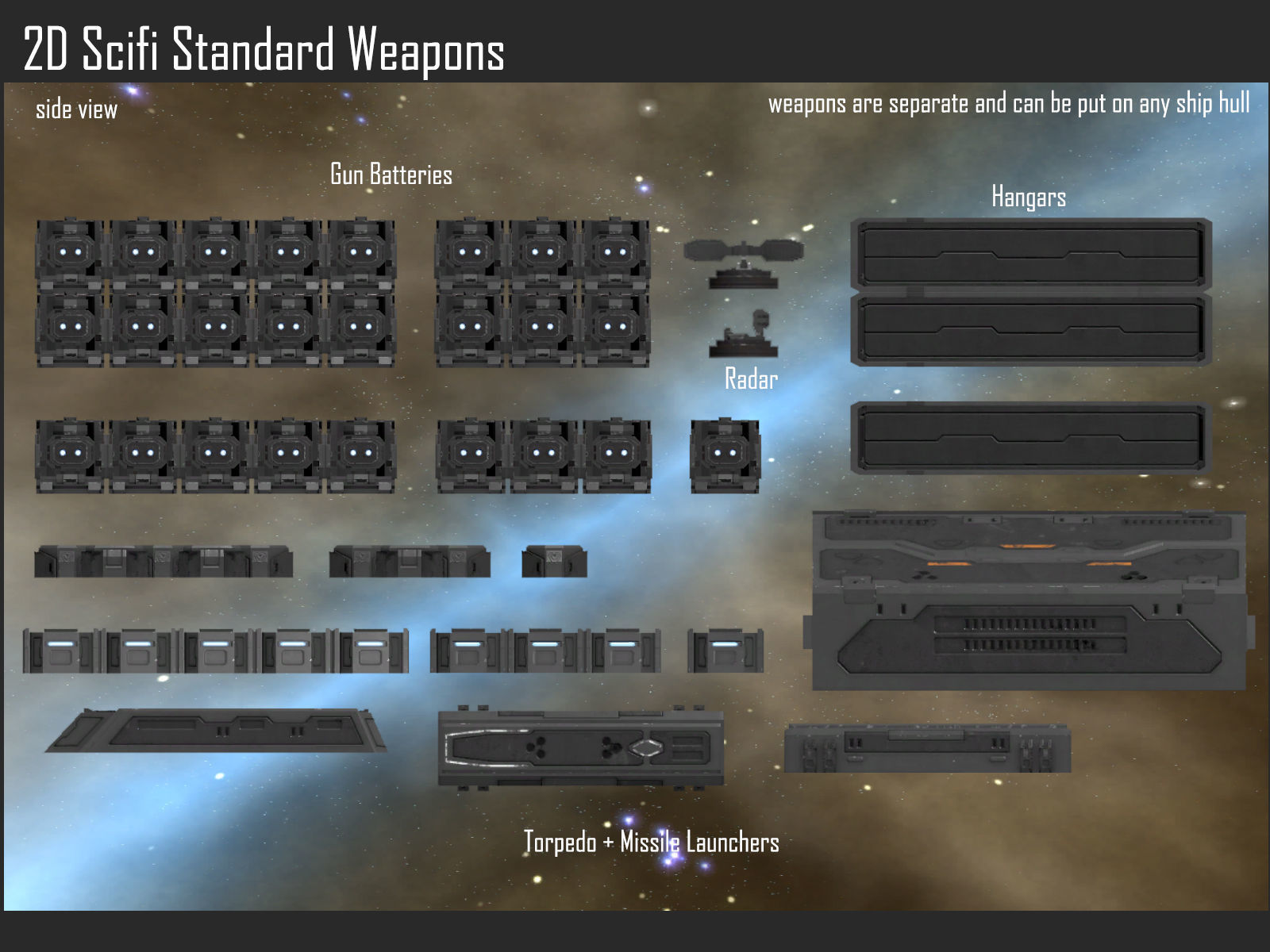 2D Space Structures Collection Texture | CGTrader