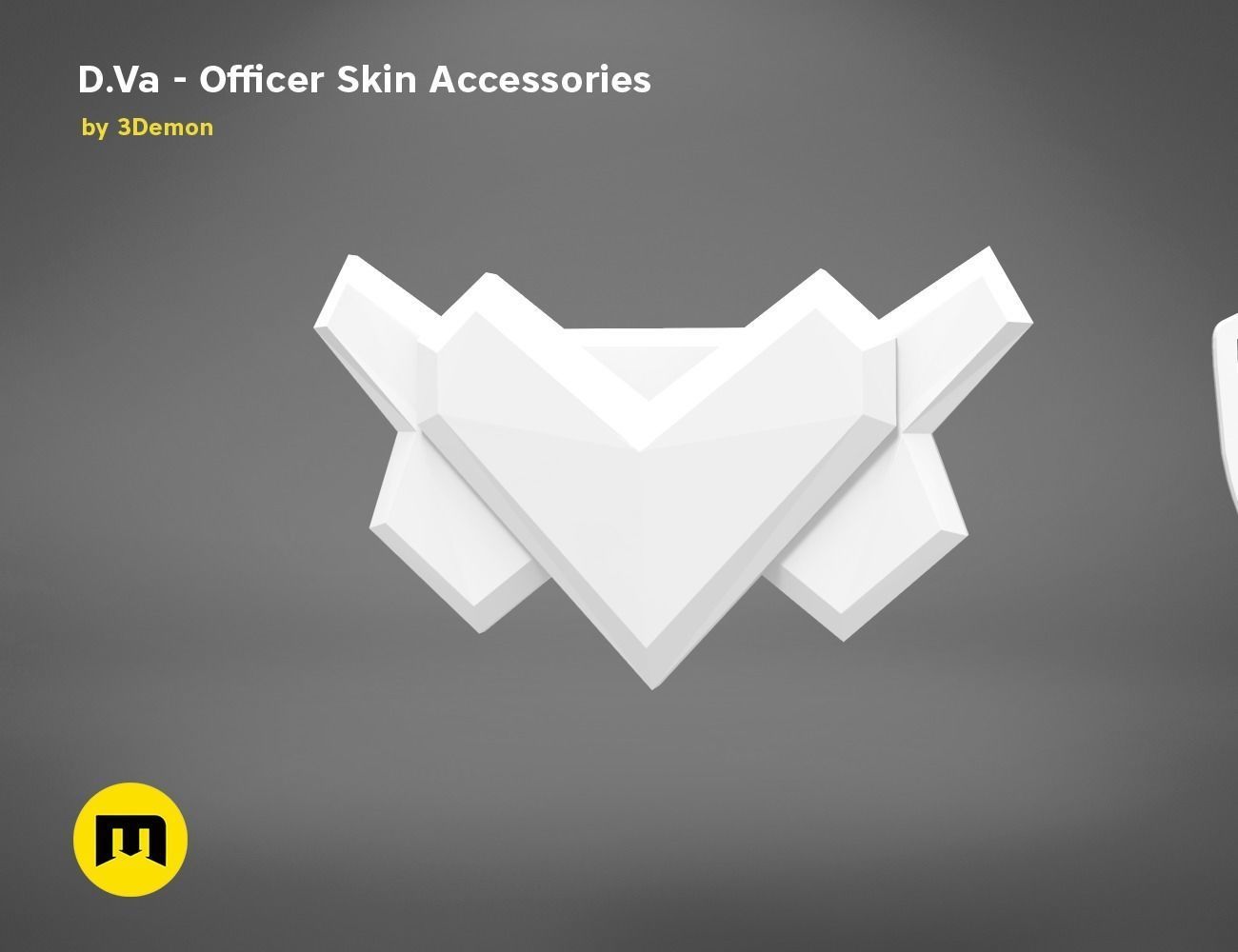 DVa officer accessories - OVERWATCH 3D PRINT MODEL 3D model 3D ...