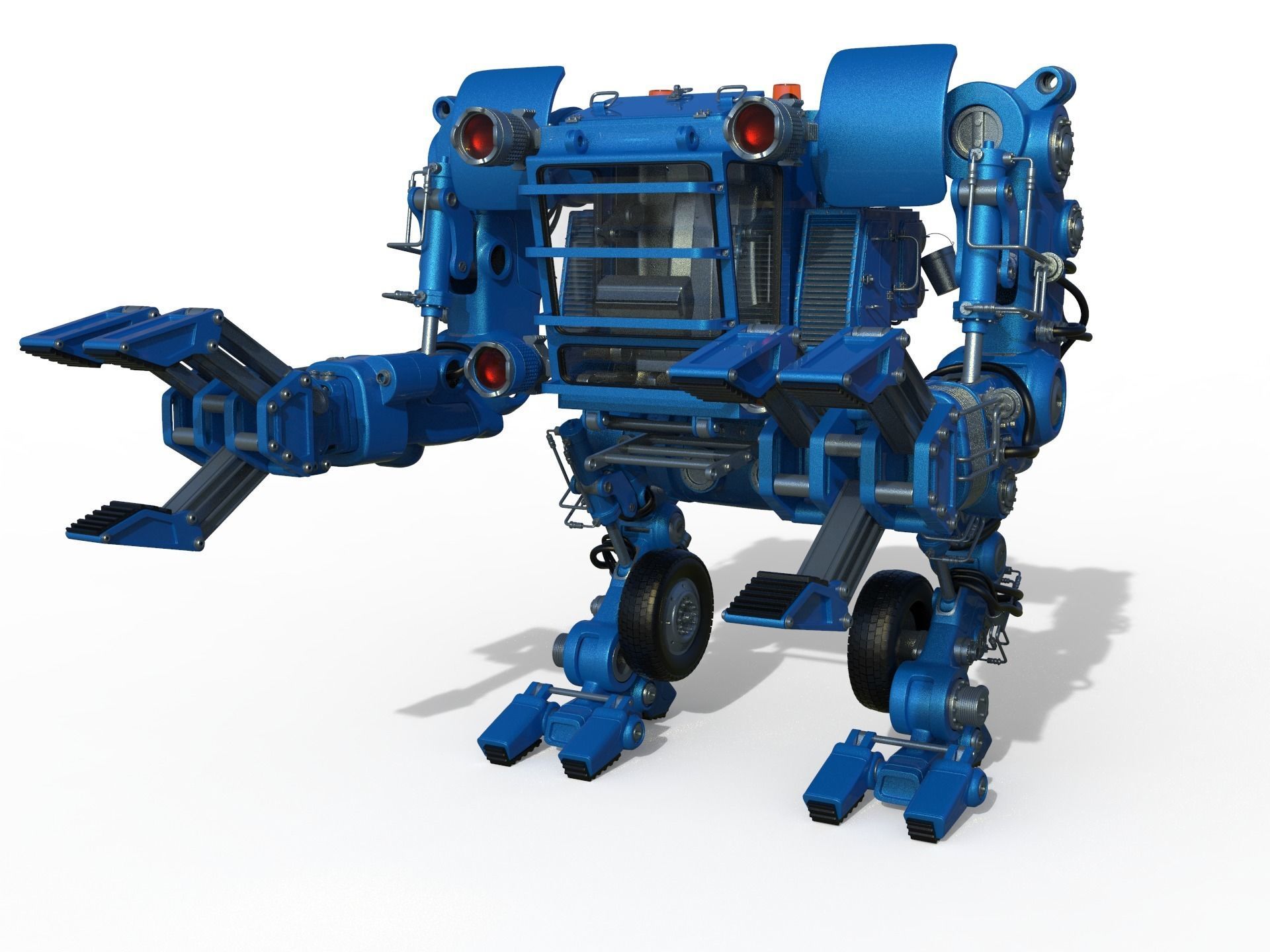 Sci-Fi robot Worker Powerloader 3D model | CGTrader