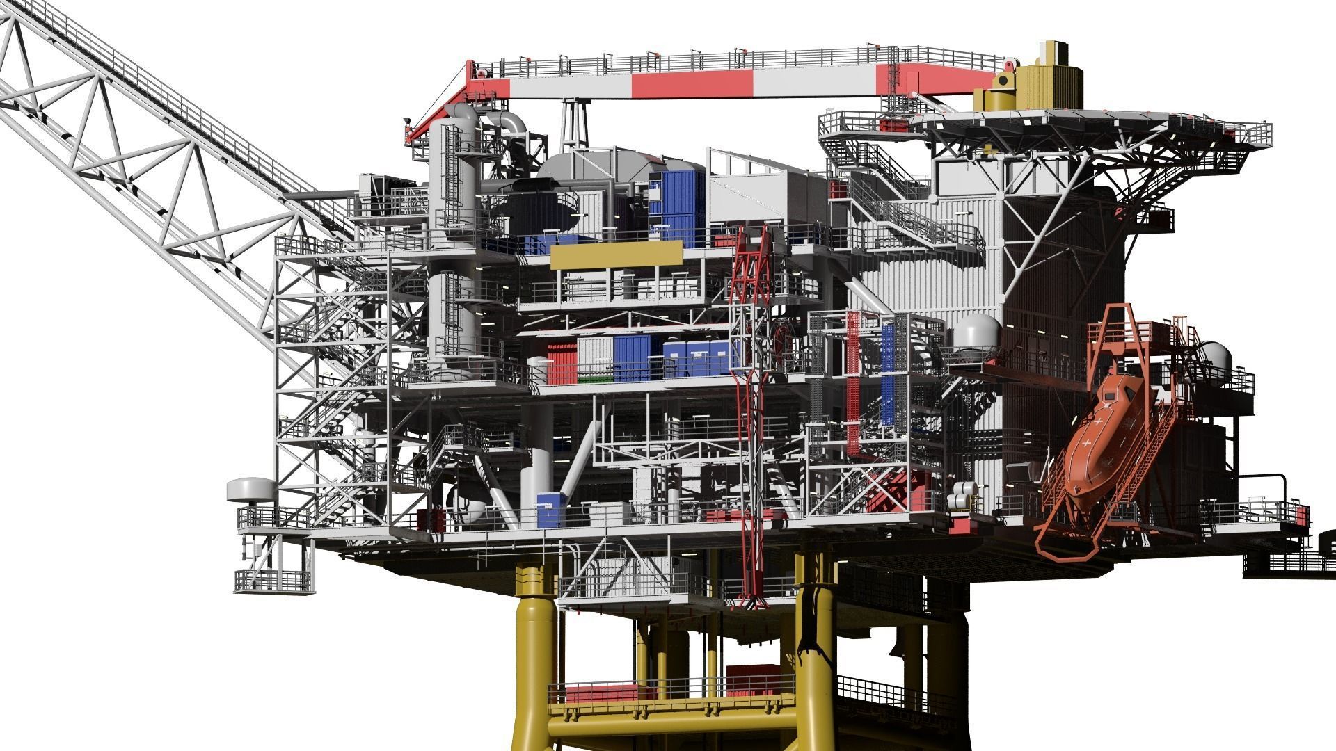 fixed platform Solan 3D model | CGTrader