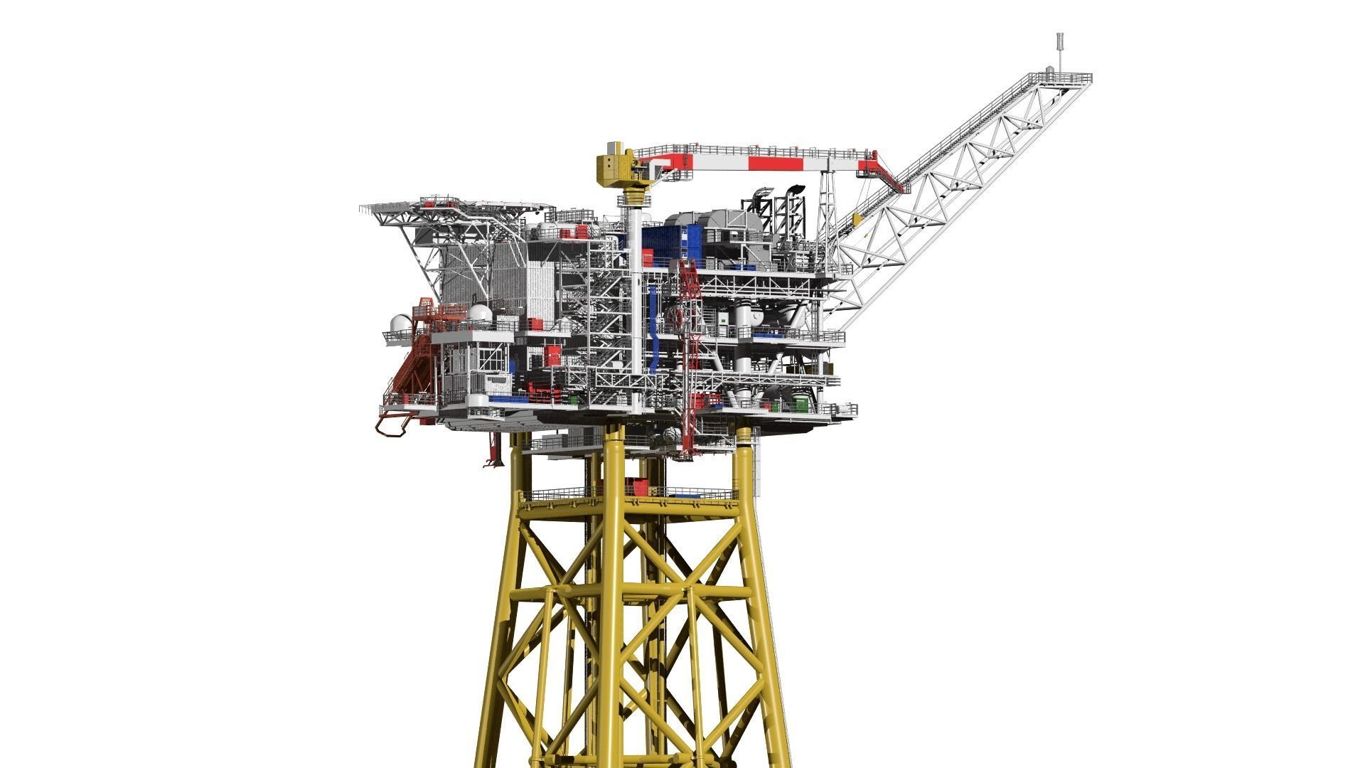 fixed platform Solan 3D model | CGTrader