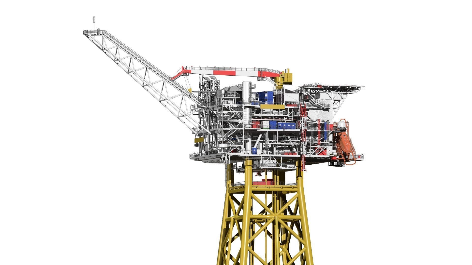 fixed platform Solan 3D model | CGTrader