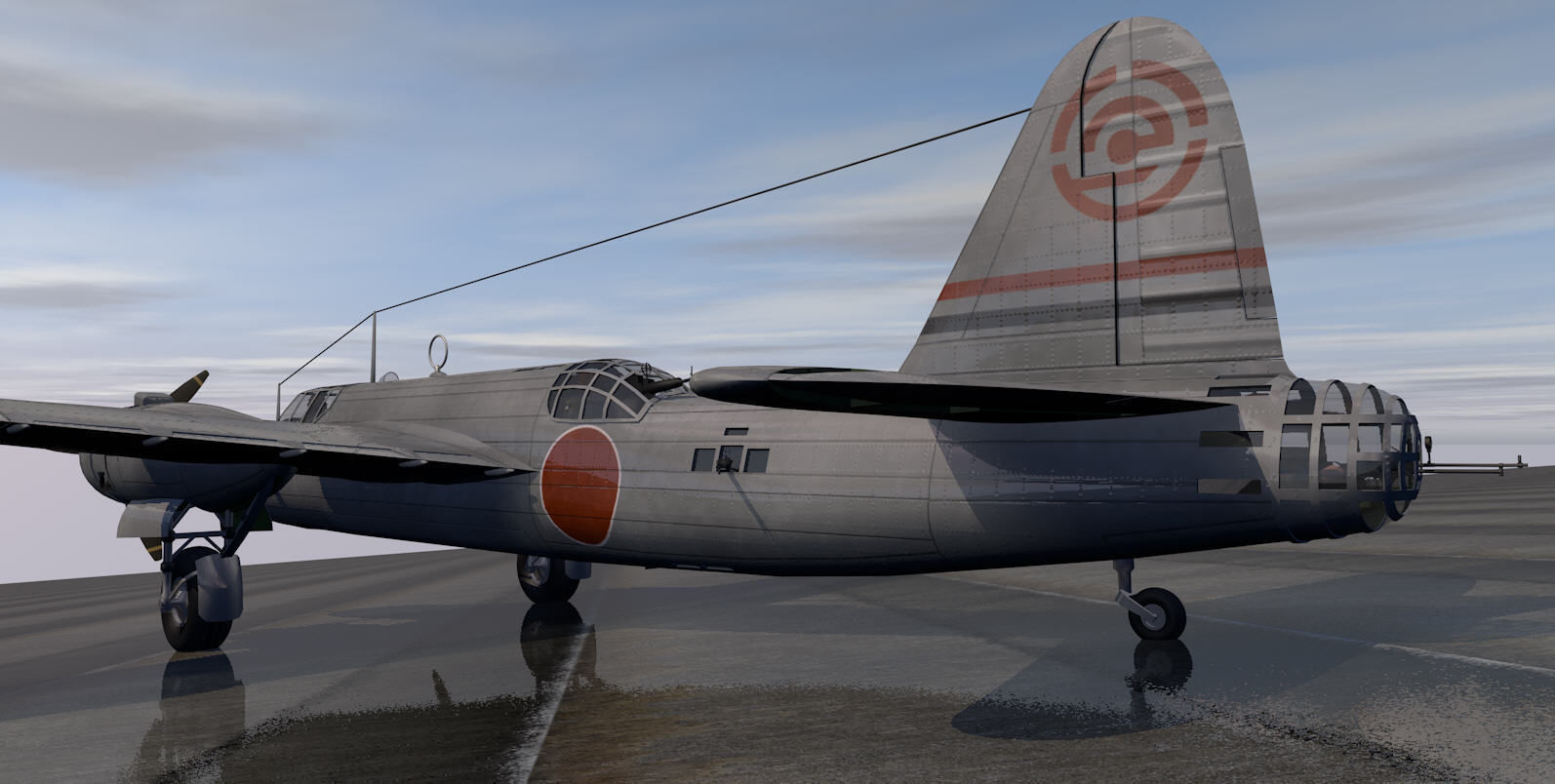 Nakajima Ki-49 Donryu - aka Helen 3D model | CGTrader