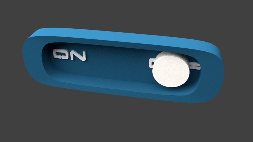 The switch button free 3D model | CGTrader