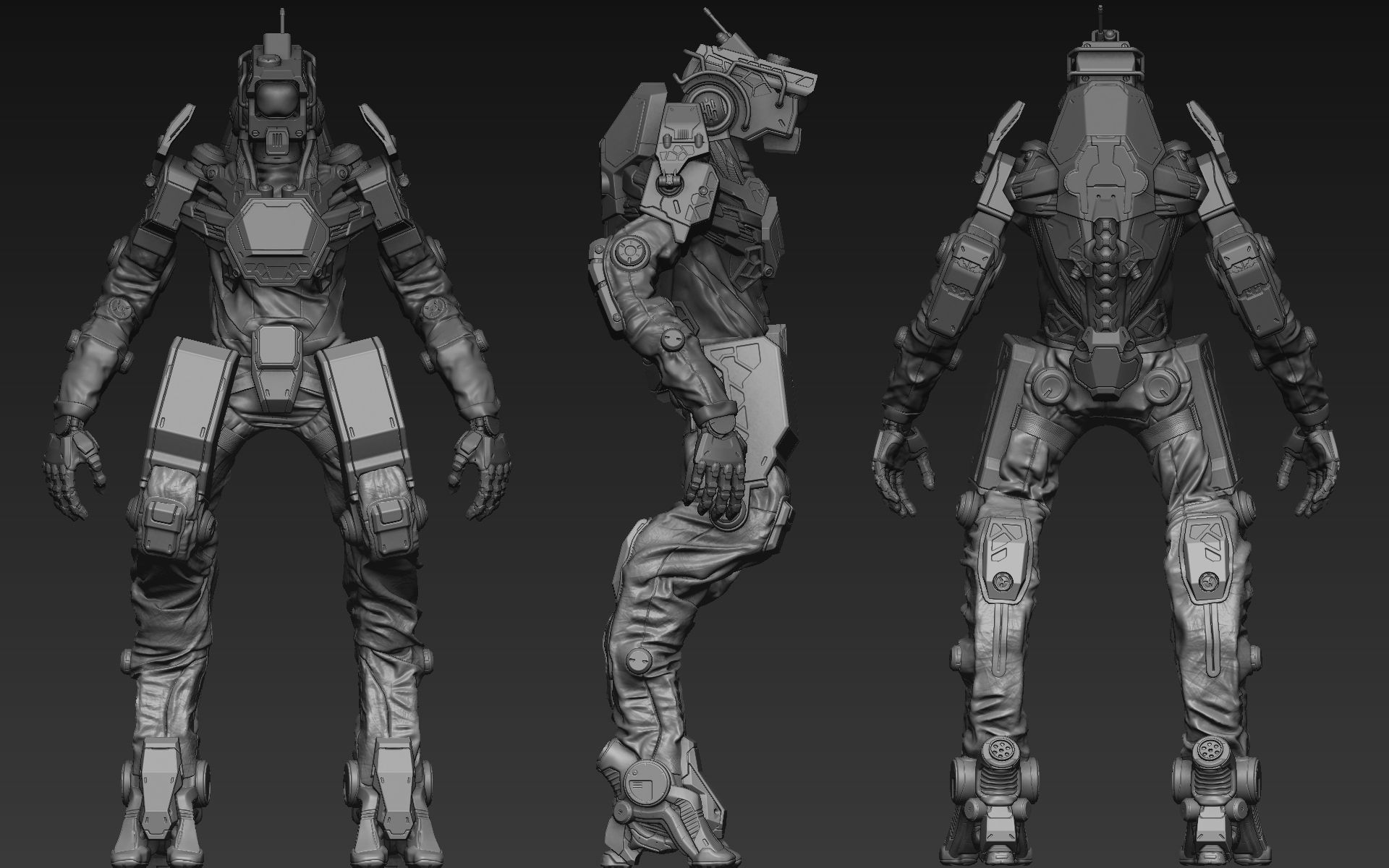 Droid 01 3D model | CGTrader