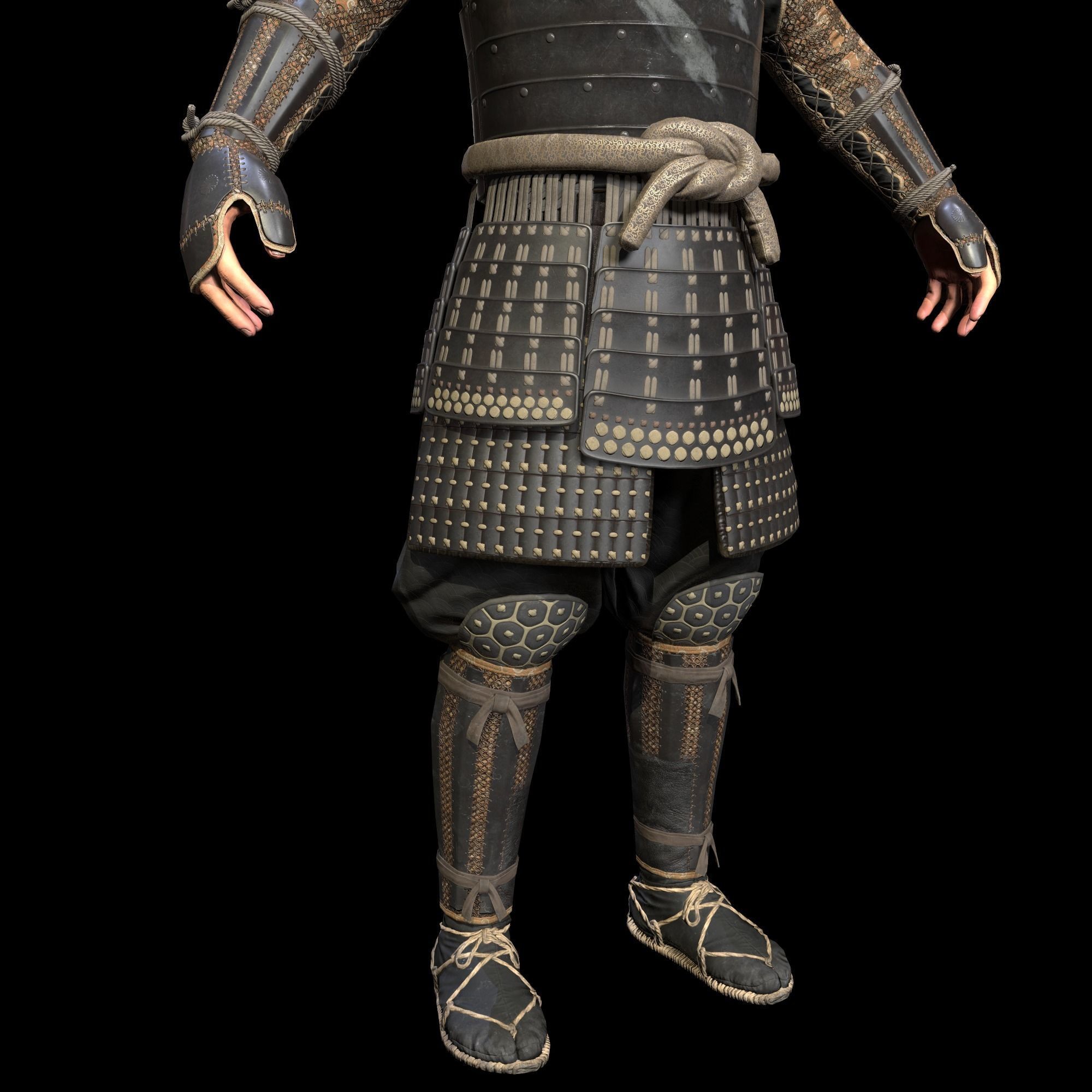 3D model Samurai Character PBR Game ready VR / AR / low-poly | CGTrader