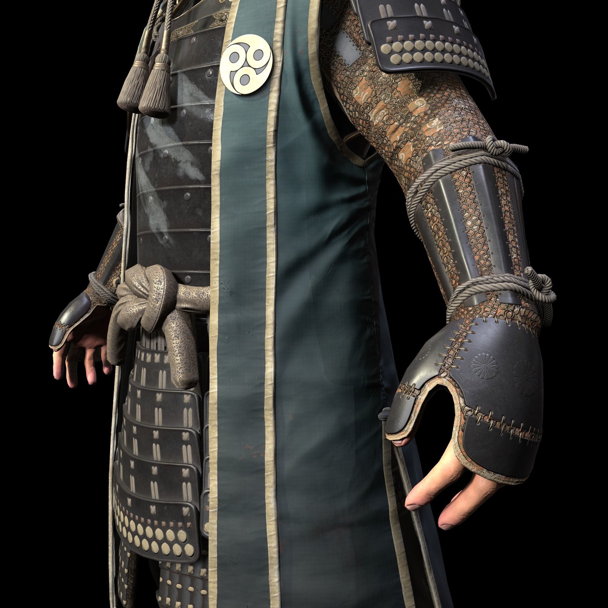 3D model Samurai Character PBR Game ready VR / AR / low-poly | CGTrader